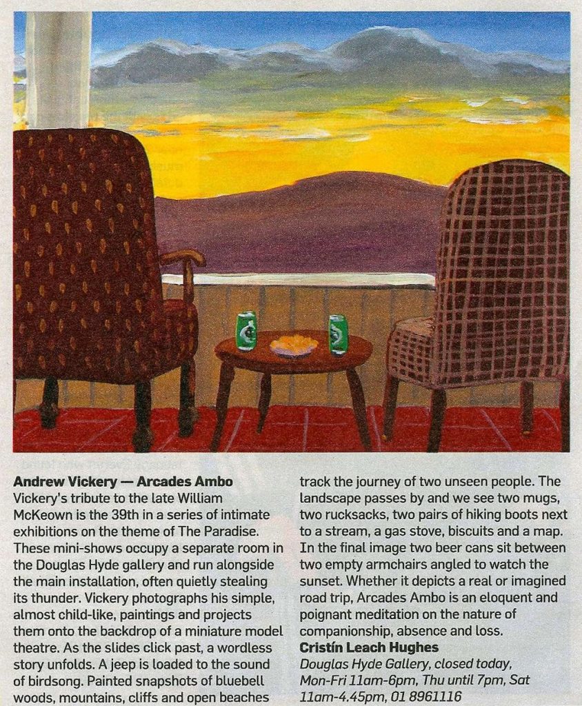 Sunday Times – March 2013 – Andrew Vickery